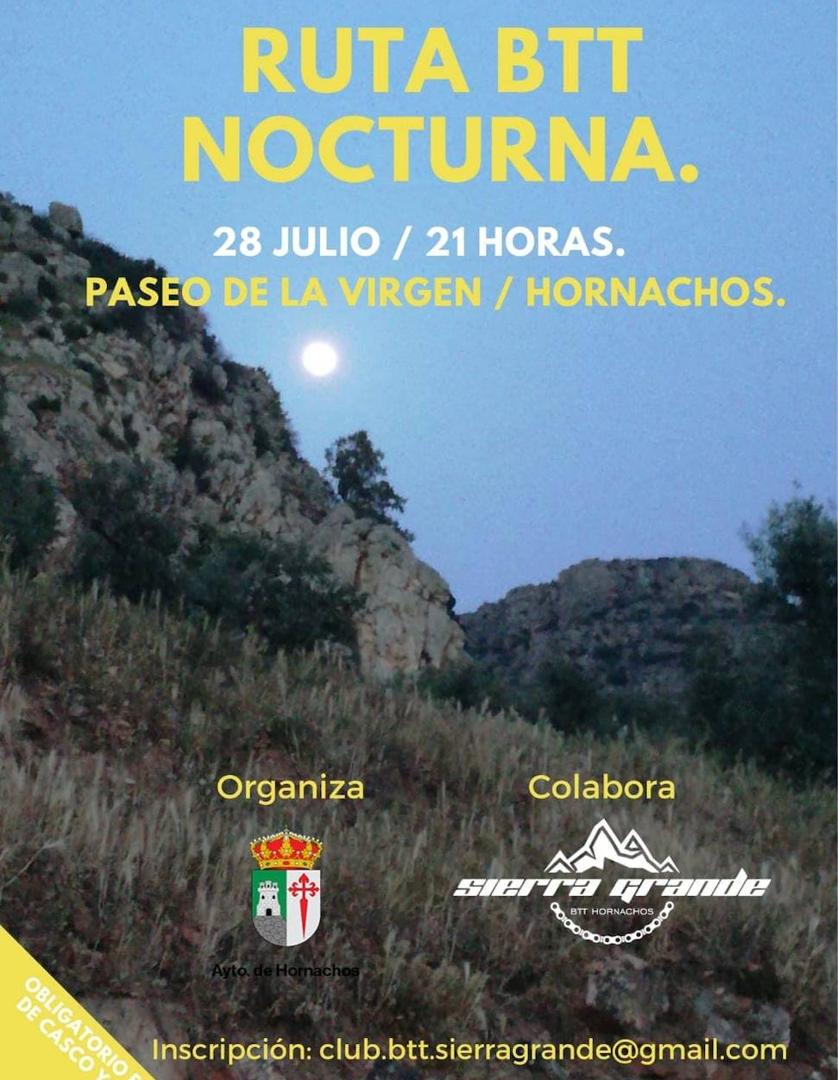 Abierto el plazo para participar en la «Ruta BTT Nocturna» | Hoy